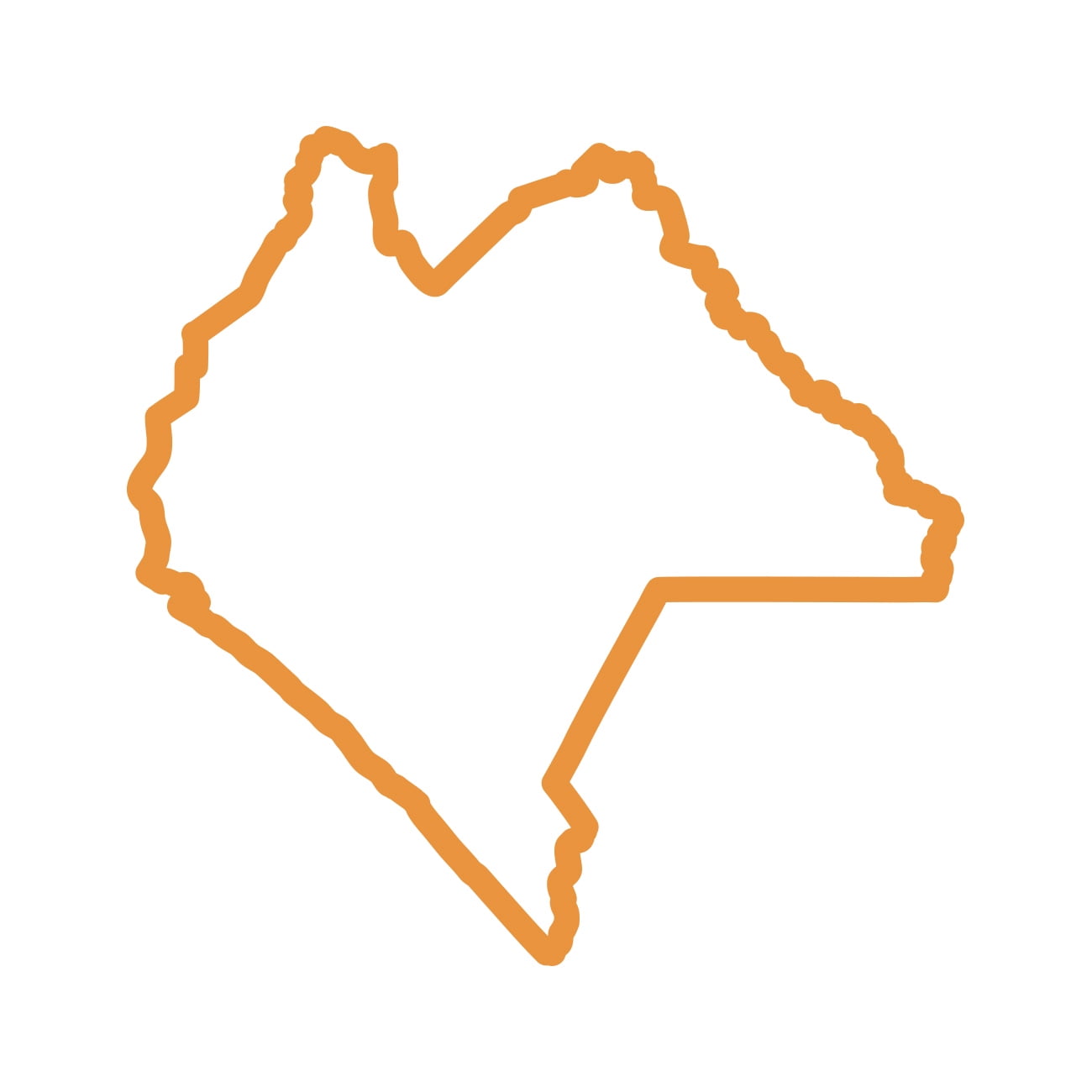 Chiapas State Shaped Sticker Decal Die Cut - Self Adhesive Vinyl ...