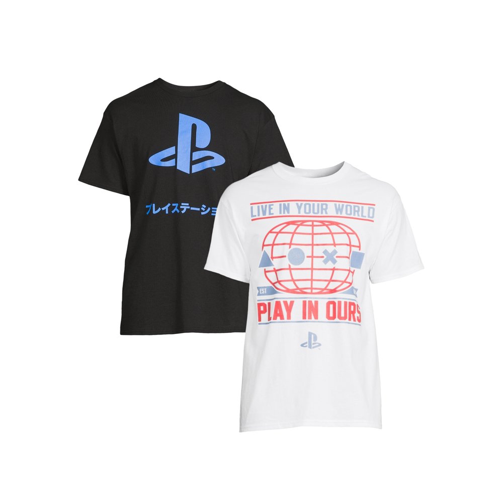 PlayStation - PlayStation PS5 Men's & Big Men's Short Sleeve Graphic T ...
