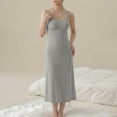 Admvng Maternity Dress Adjustable Spaghetti Strap Soft Knit Pregnancy ...