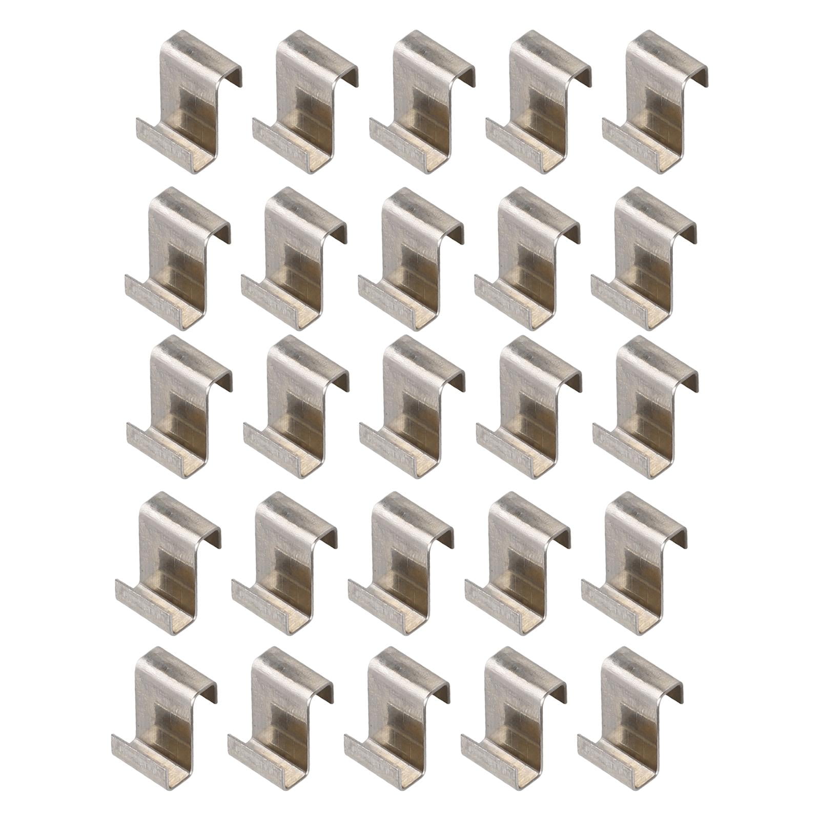 25 Shaped Stainless Greenhouse Glass Pane Fixing Clips Greenhouse ...