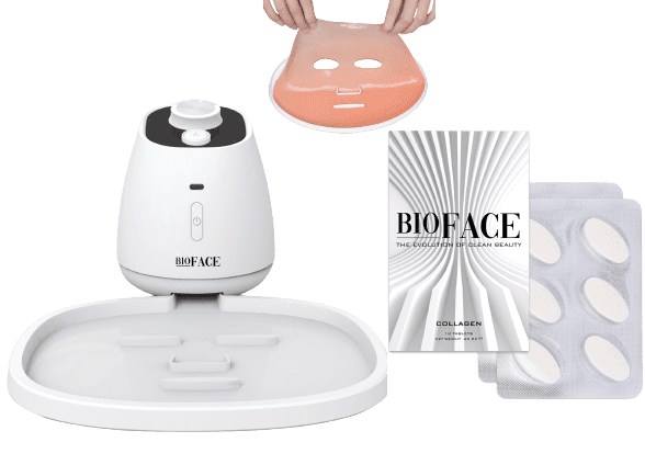 BioFace Facial Mask Machine + Collagen Tablets Bundle - Walmart.com