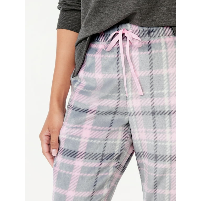 Joyspun Women's Plush Fleece Sleep Joggers, Sizes XS to 3X Joyspun Women's Plush Fleece Sleep Joggers, Sizes XS to 3X