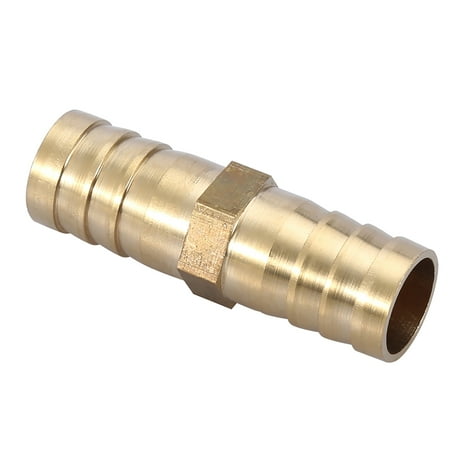 Brass Straight Pipe Joiner, Joiner Fitting 2-Way Pipe Seal Performance ...