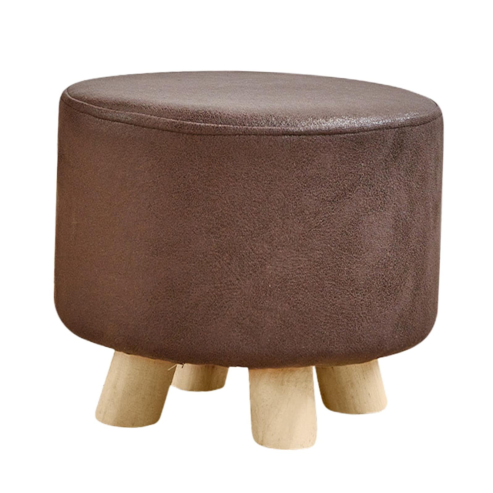 Tnarru Round Small Foot Stool Footstool Ottoman Change Shoe Stool ...