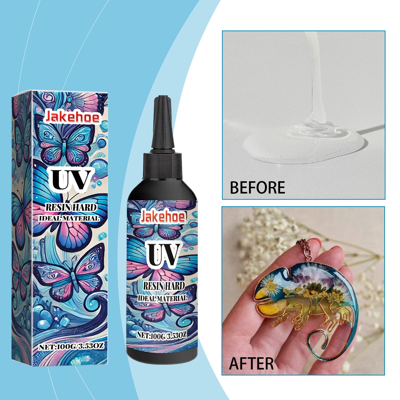 High Transparency Resin Drip Glue DIY Shadowless Glue Drying Drip Glue ...