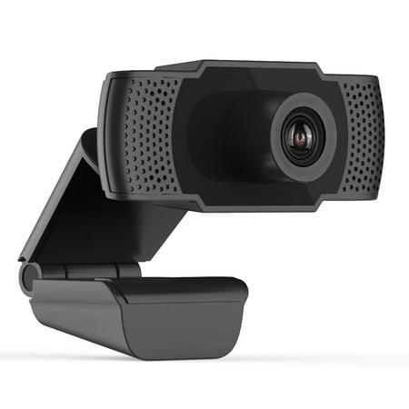 Haofy Webcam 1080p Black Computer Office Camera Built‑in Microphone ...