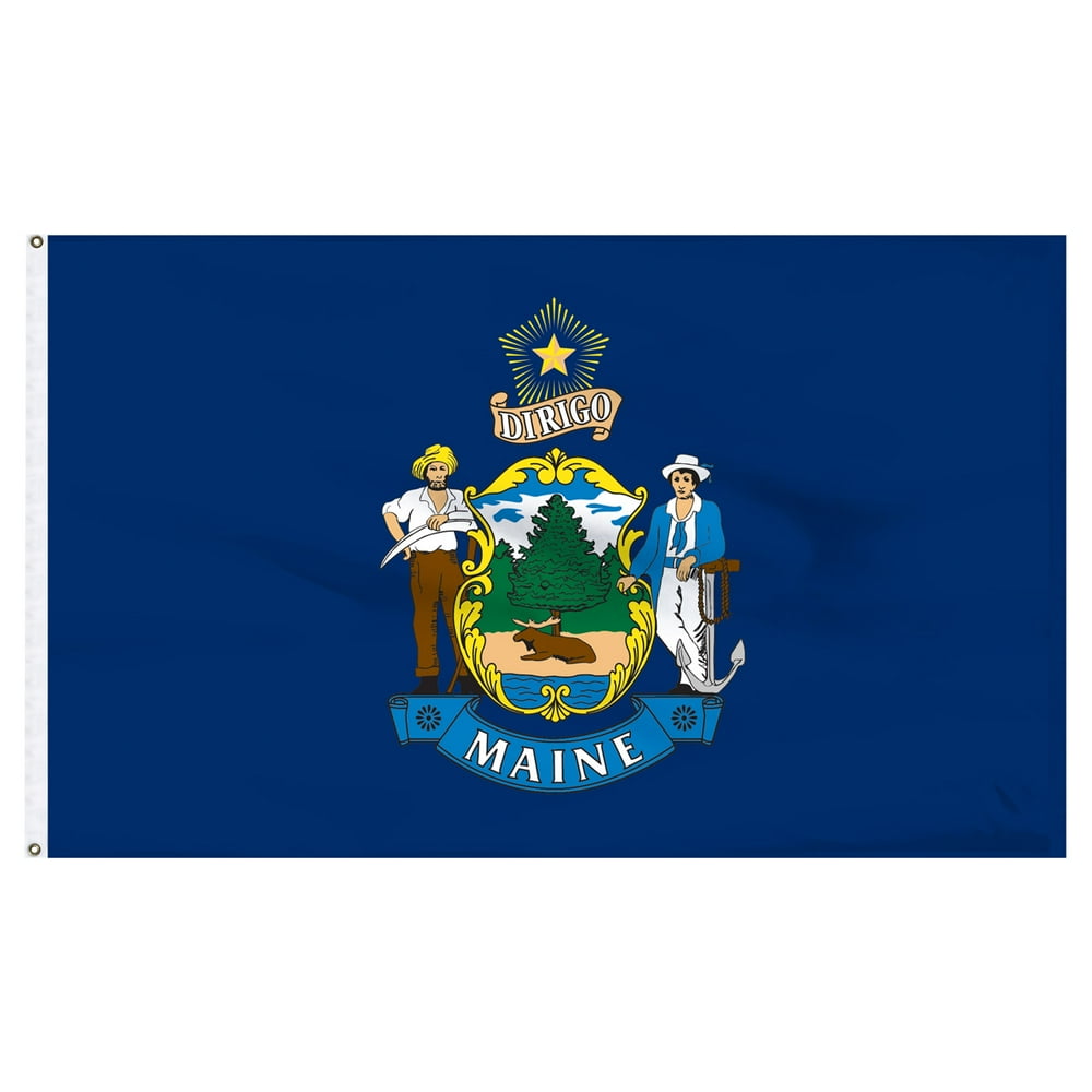 Maine flag 2ft x 3ft Nylon - Walmart.com - Walmart.com