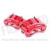 Power Stop Rear Pair of Red Powder Coated Calipers S4920 - Walmart.com