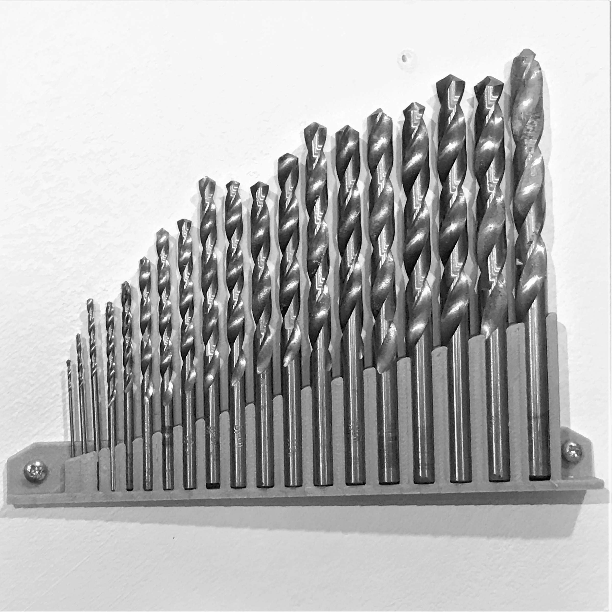 Drill BIT Holder Wall Bracket : Grey - Walmart.com