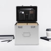 SentrySafe 1170 Fireproof Home Security Box with Key Lock, 0.61 Cu. ft ...