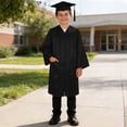 Ticikt Preschool Graduation Gown Set, Glossy Finish Cap & Gown for Kids ...