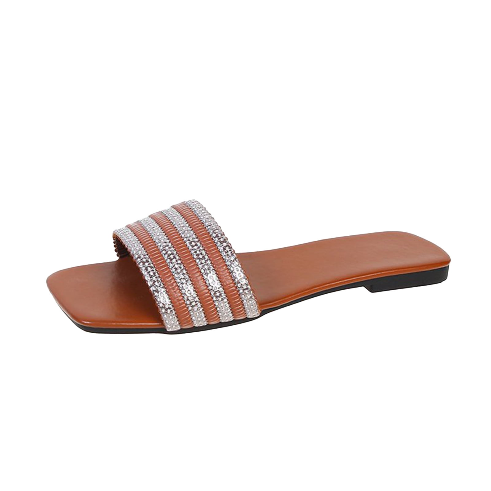 VerPetridure Sandals for Women Casual Summer Woman's Head One-line ...