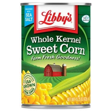 Libby's Whole Kernel Sweet Corn (Pack of 24) - Walmart.com