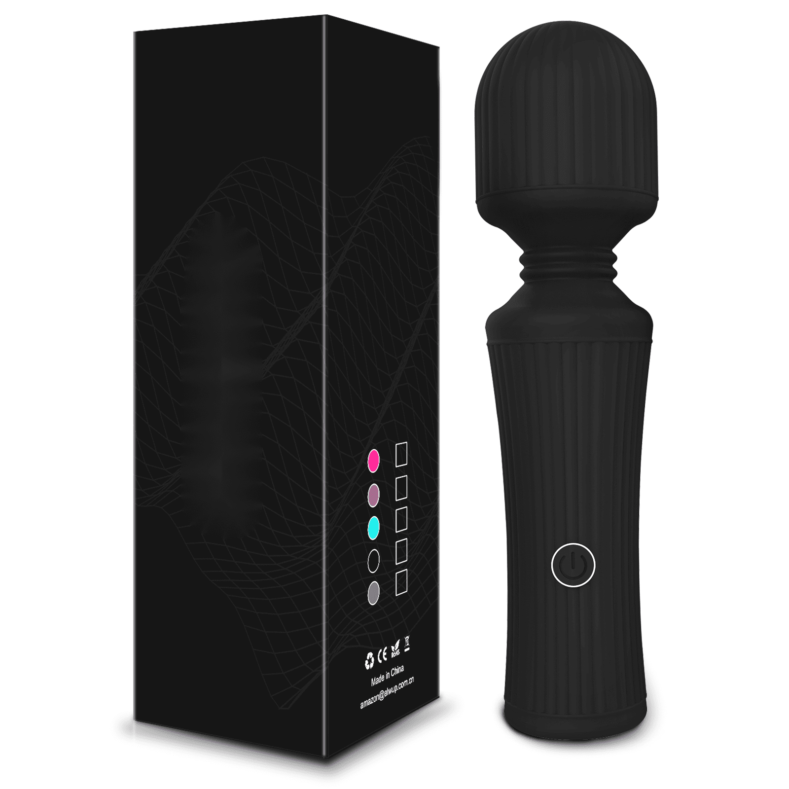 Tluda Personal Wand Massager Vibrator For Women Rechargeable Mini