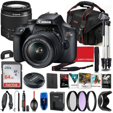 Beginners Canon EOS Rebel T100 / 4000D DSLR Camera Bundle with 18-55mm ...