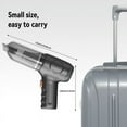 3-in-1 Handheld Mini Car Vacuum Cleaner, Powerful Cordless Rechargeable ...