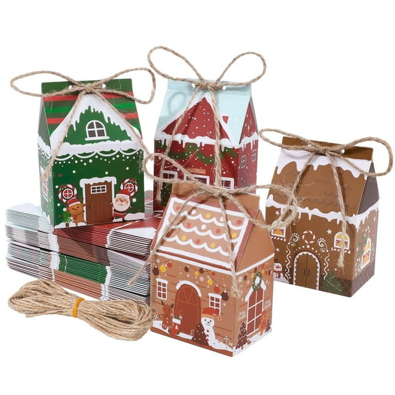 MetMetalrt Christmas Boxes, Treat Boxes, Cookie Boxes, Kraft Bakery ...