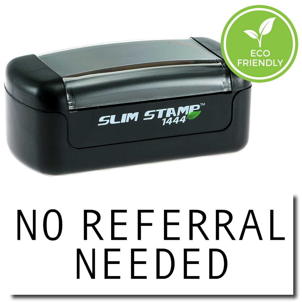 Slim Pre-Inked No Referral Needed Stamp with Blue Ink - Walmart.com