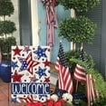4th of July Garden Flag Patriotic Stars 12x18 Inch Double Sided for ...