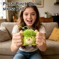 Fruit Pinch Stress Ball Plush – Soft Squeezable Tomato, Peach ...