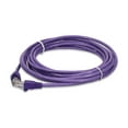 AddOn 25ft Purple CAT 6 PVC Ethernet Cable Snagless Bubble Boot RJ-45 M ...