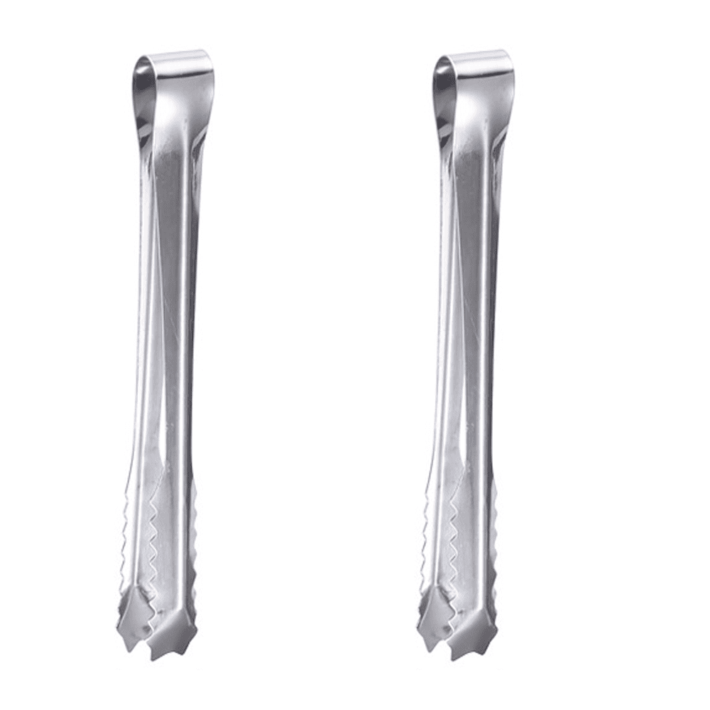 Stainless SteelIce Tongs for Ice Bucket Ice Cube Serving Tongs with ...