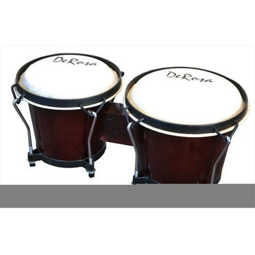 GP Percussion Pro-Series Tunable 6"/7" Bongos, Natural - Walmart.com