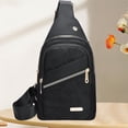 Boho Embroidered Sling Chest Bag for Women Men, Lightweight Crossbody ...