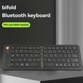 Wireless Foldable Bluetooth Keyboard Mini Portable Double Folding ...