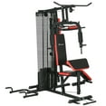 Soozier's Weightlifting Multifunctional Home Gym Station, Curl ...