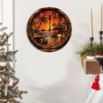 ANXPTIME Quiet Movement Wall Clock Vibrant Pattern Battery Operated ...