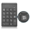 18 Keys Wireless Bluetooth Numeric Keypad Extensions Numpad Keyboard ...