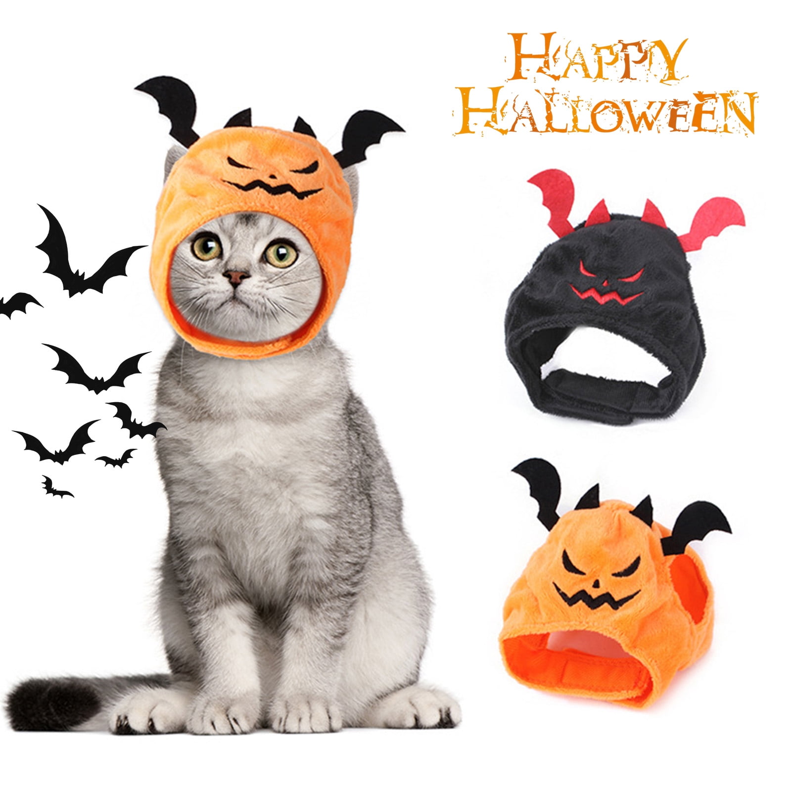 Pet Headgear Super Soft Windproof Halloween Style Enhance Atmosphere ...