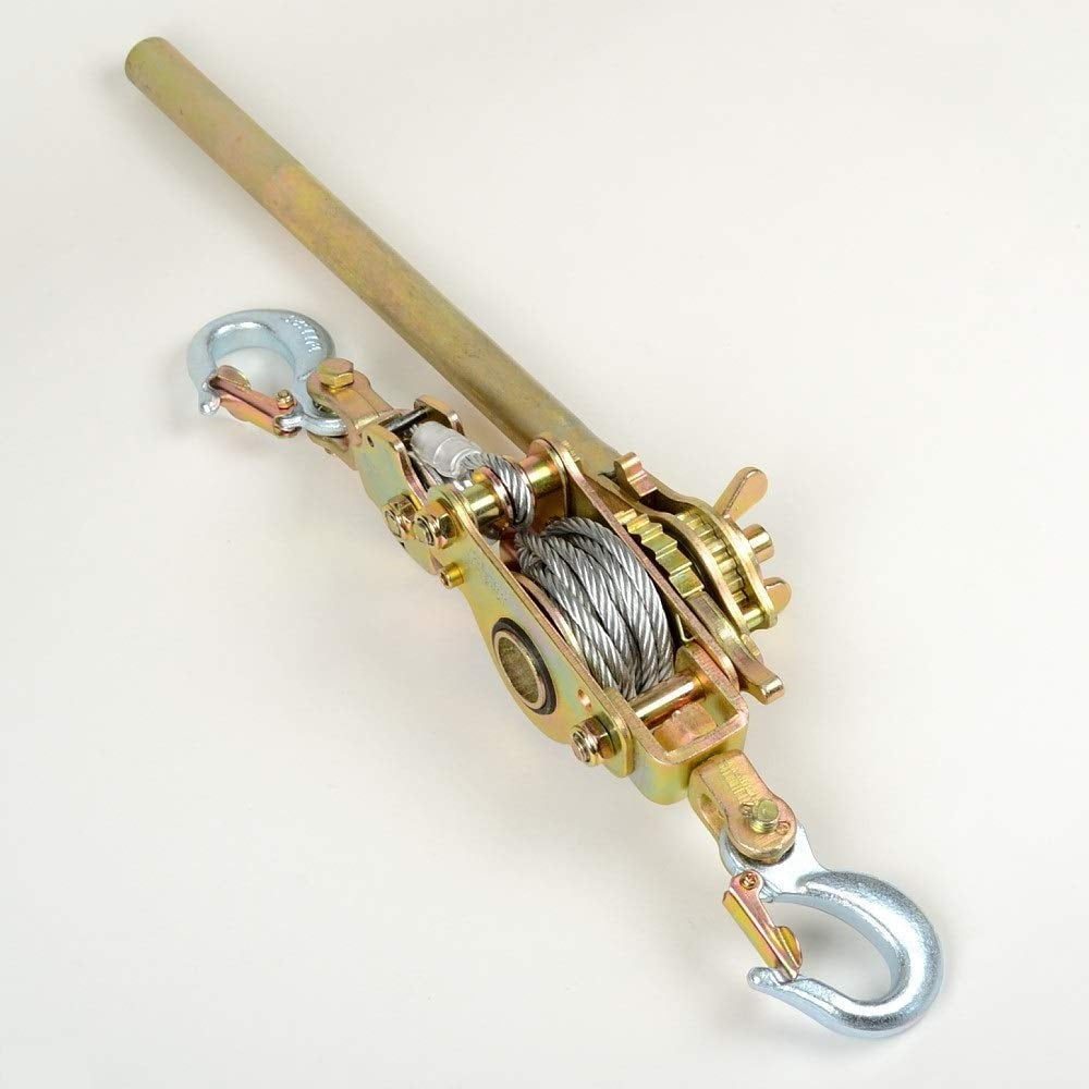 Galvanized 2 Ton Hand Lever Ratcheting Hoist Puller - Walmart.com