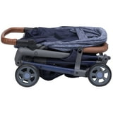MonBebe Cube Compact Stroller with storage and visor, Blue Boho ...