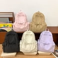Versatile School Bag Nylon Laptop Backpack Comfortable Daypack for High ...