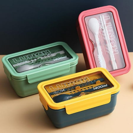 Microwavable Japanese Lunch Box Portable Food Grade Plastic Bento Box ...