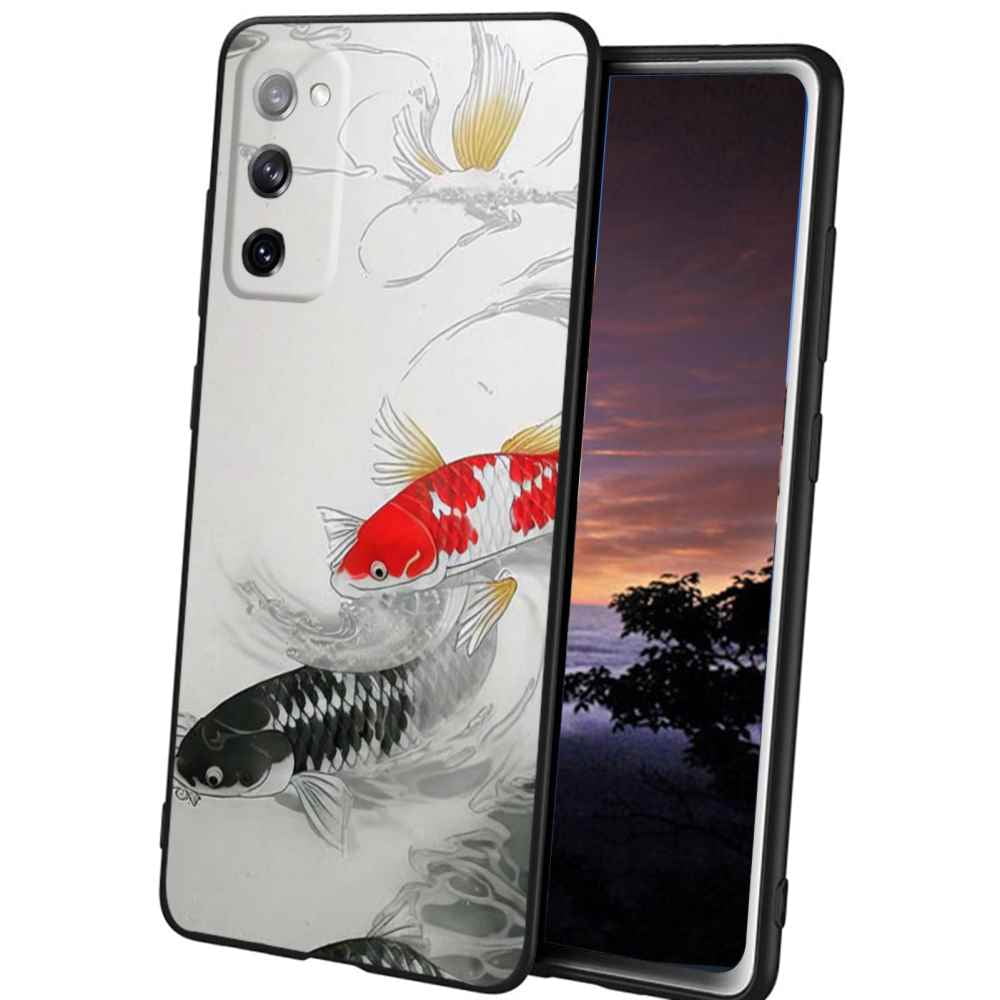 Compatible with Samsung Galaxy S20 Phone Case, Lucky-Koi-Fish-12 Case ...