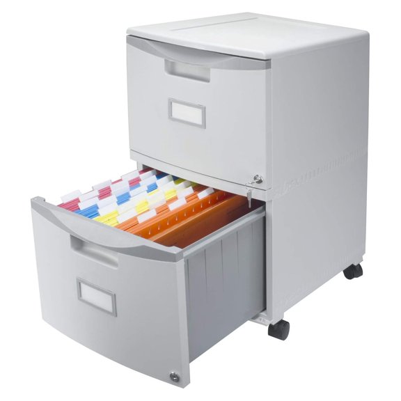 Legacy Deskside Box File Cabinet, Ash Grey - Walmart.com