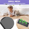 Bexikou, 4 Pack Floor Register Vent Mesh, 4x10 inch Plastic Rectangle ...