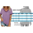 Moshu V Neck Women T Shirts Short Sleeve Loose Summer Tops For Women
