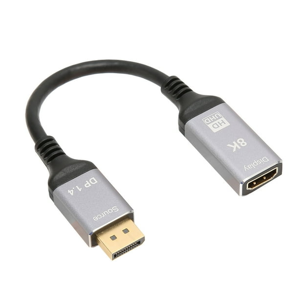 Cable de interfaz multimedia D Pto HD, DisplayPort 1.4 a HD Cable de ...