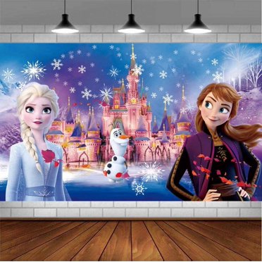 Tinkerbell Princess Backdrop Banner Party Supplies Post Birthday ...