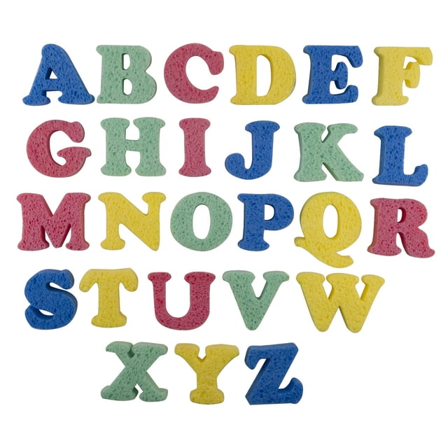 Captain Creative Super Sponges Alphabet Letter Shapes, Set of 26 ...