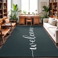 Area Rug 5x8ft, Welcome Words Washable Rugs for Living Room Bedroom ...
