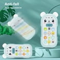 Homaful Baby Cell Phone Toy with Teether Lights & Music Sing & Count ...
