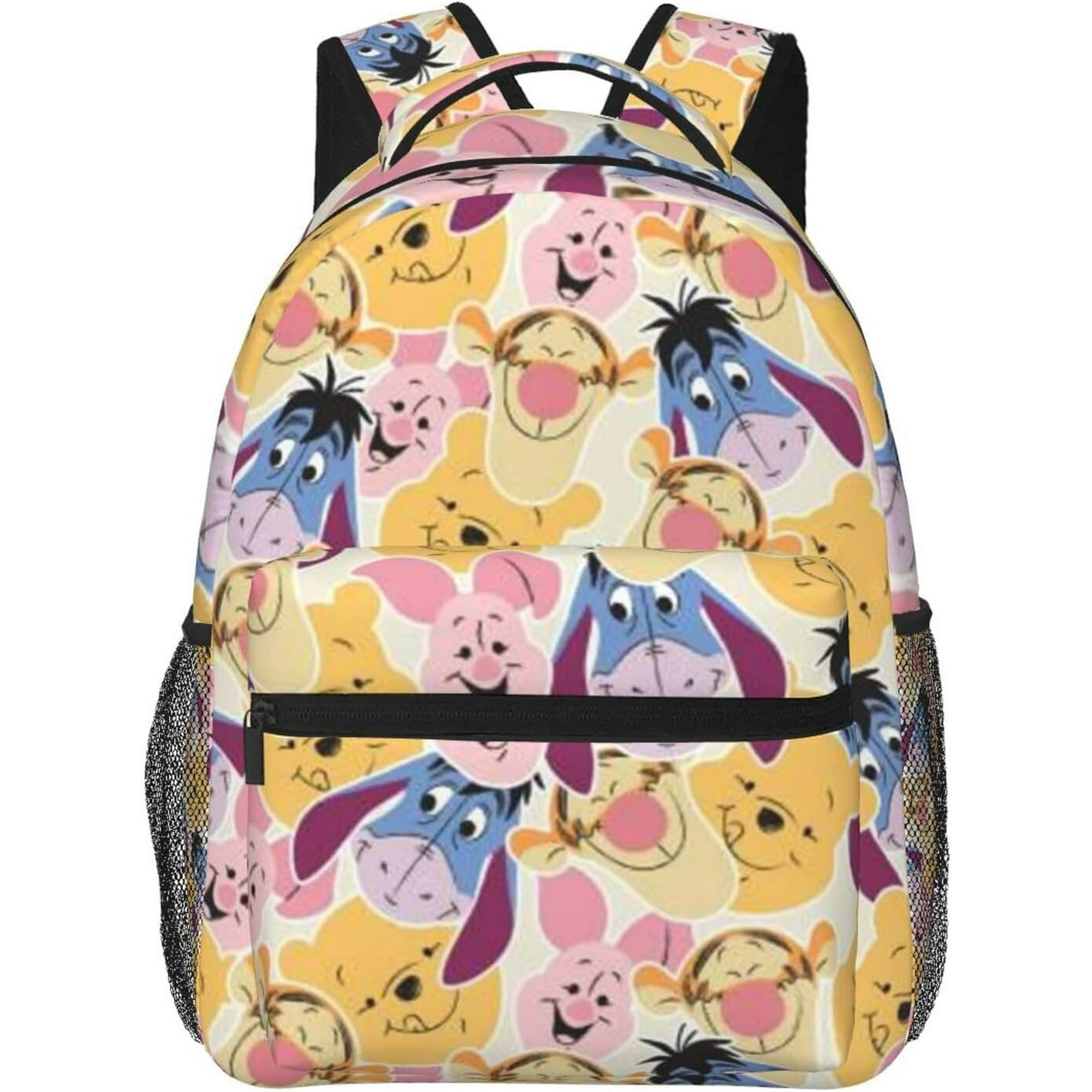Winnie The Pooh Backpack Lightweight Laptop Backpack Cute Travel Backpacks For Unisex