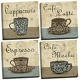 Gango Home Decor Coffee Cup Adult Kitchen Wall Art; 4 - 12" x 12 ...