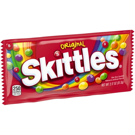 UPC 040000001607 - Skittles Original Candy Single Pack, 2.17 ounce ...