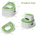 Soluxeo 3-in-1 Portable Potty Training Toilet, Potty Training Seat and ...